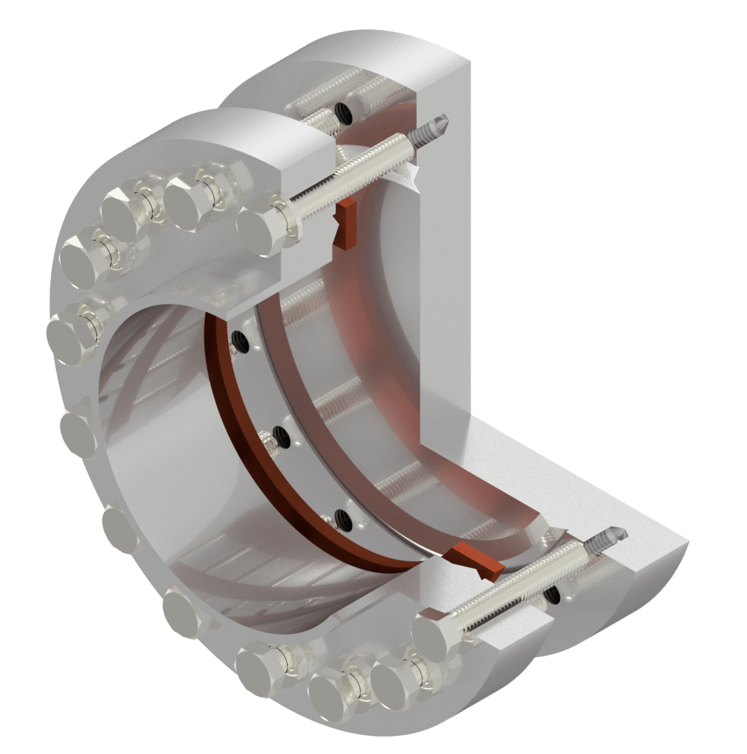 CF flange screw sets